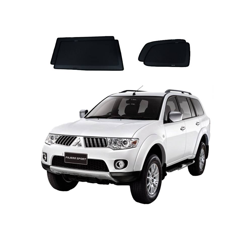 Car Window Sun Shades UVE 87% for Mitsubishi Pajero Sport (2008-2015 ...